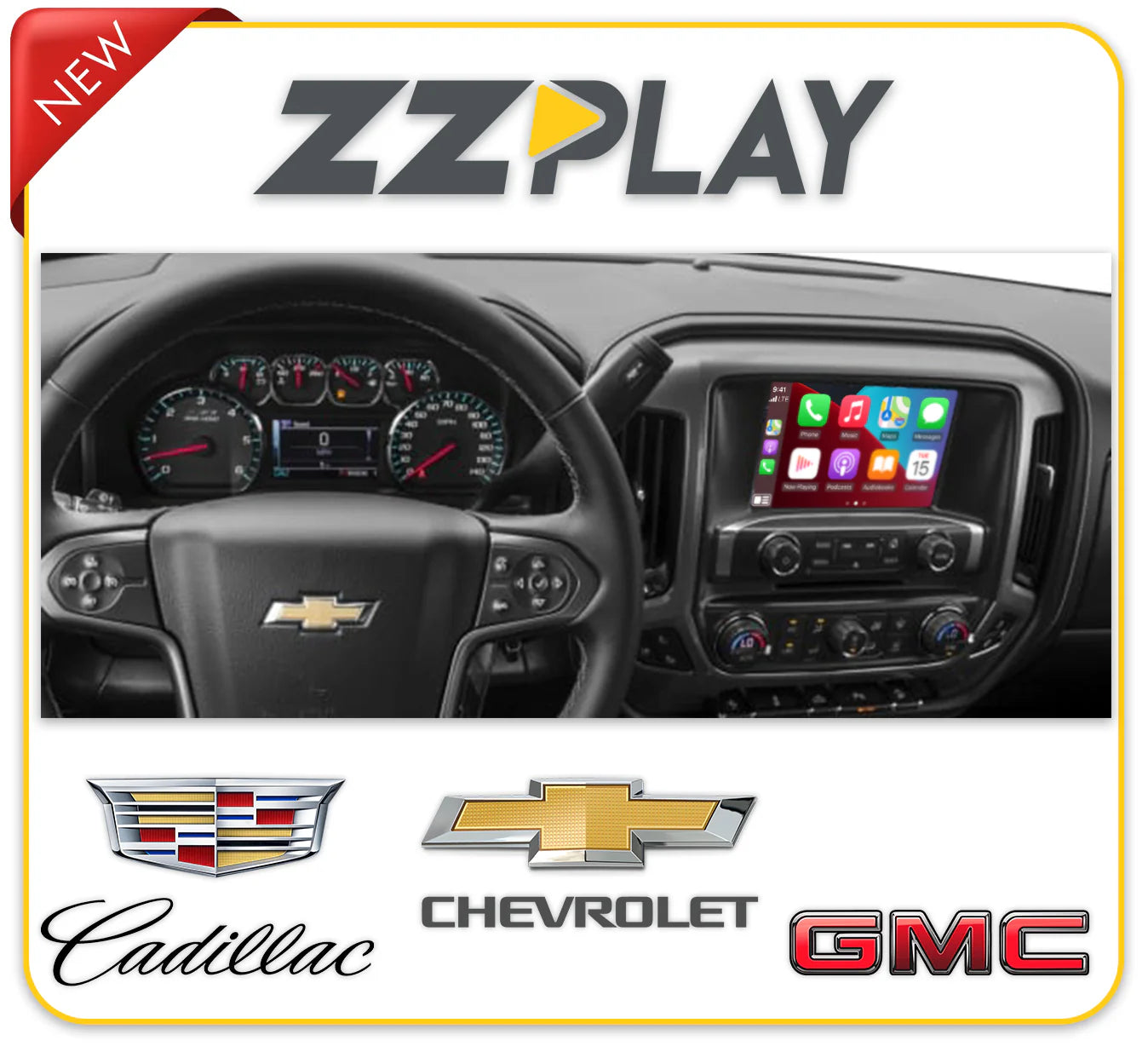 Wireless CarPlay/Android Auto interface (Cadillac, Chevrolet, GMC) ITZ